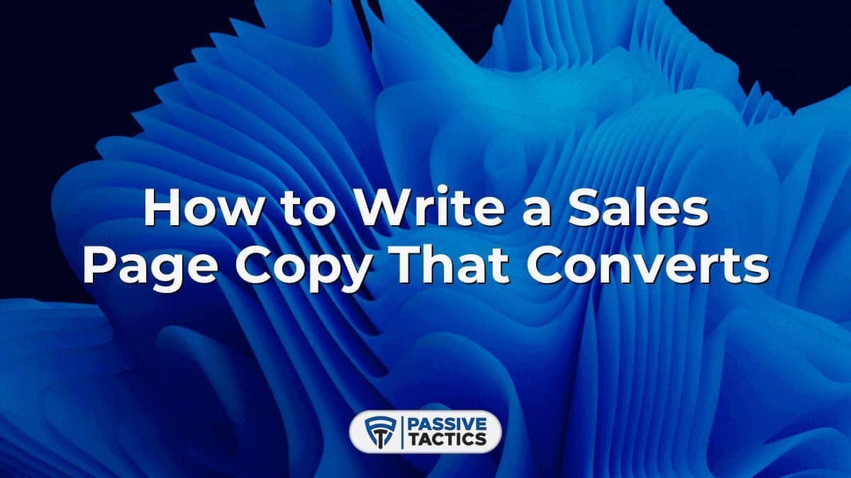 How to Write a Sales Page Copy That Converts